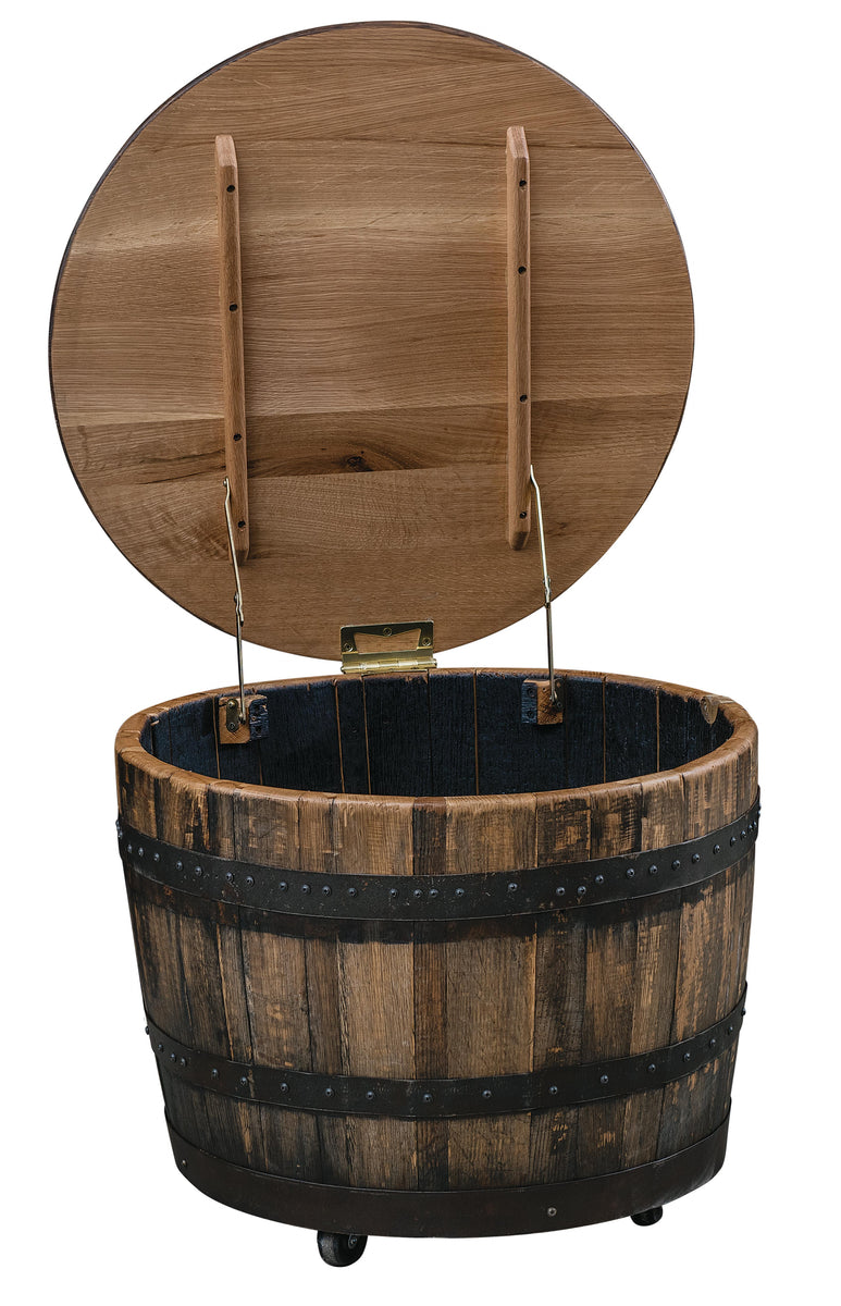 One Half Whiskey Barrel Chest – retrometalfurniture.com